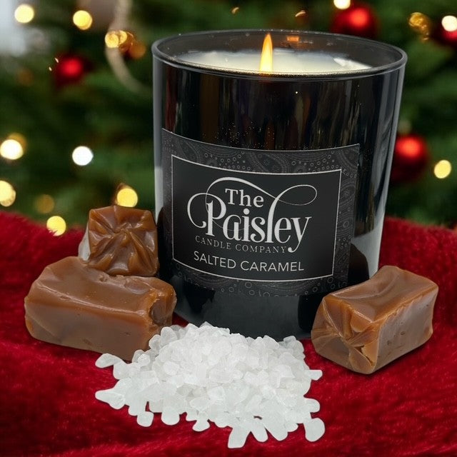 SALTED CARAMEL CANDLE – Paisley Candle and Home